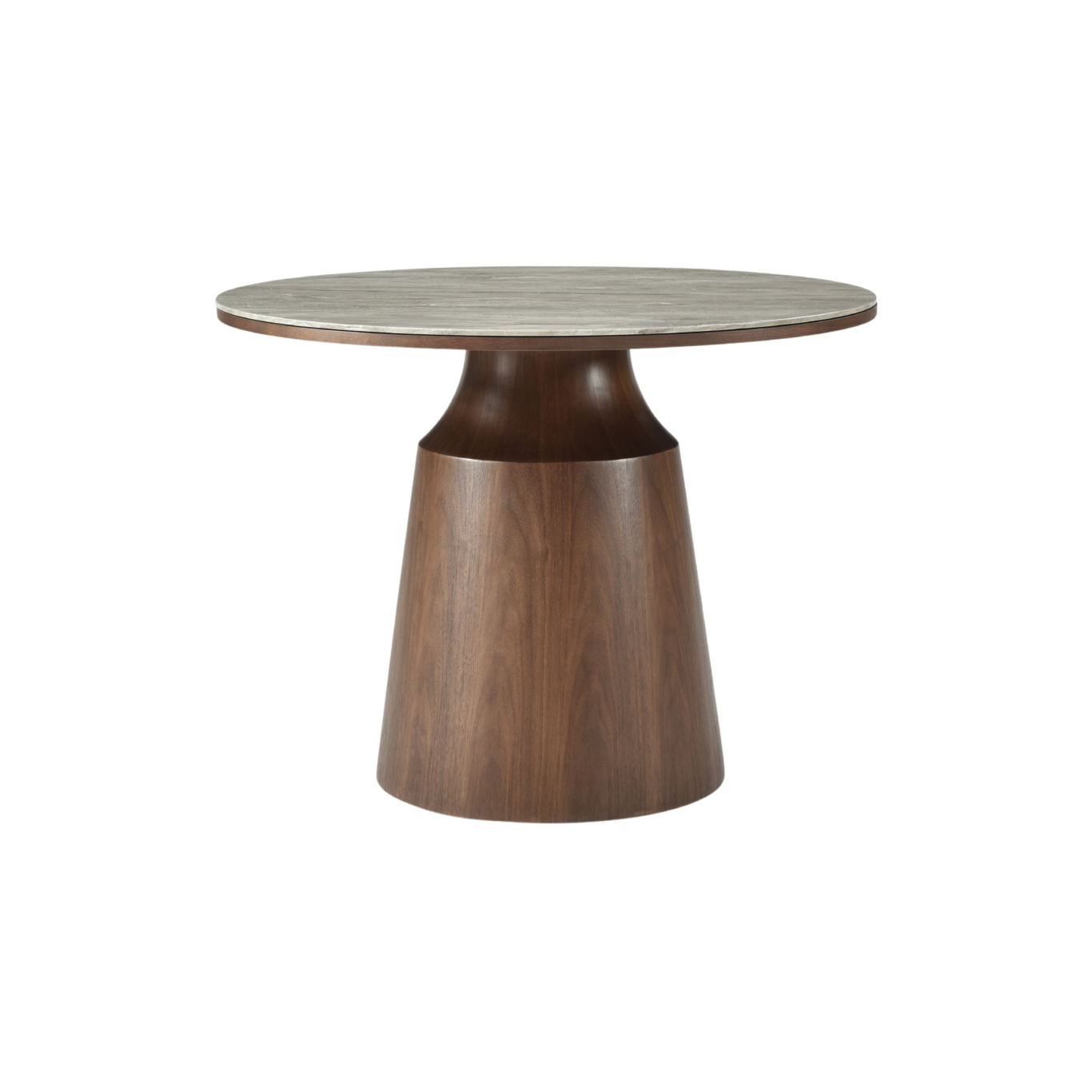 Twenty10 Willow Dining Table Round in Timber Tobacco — SantoLusso®